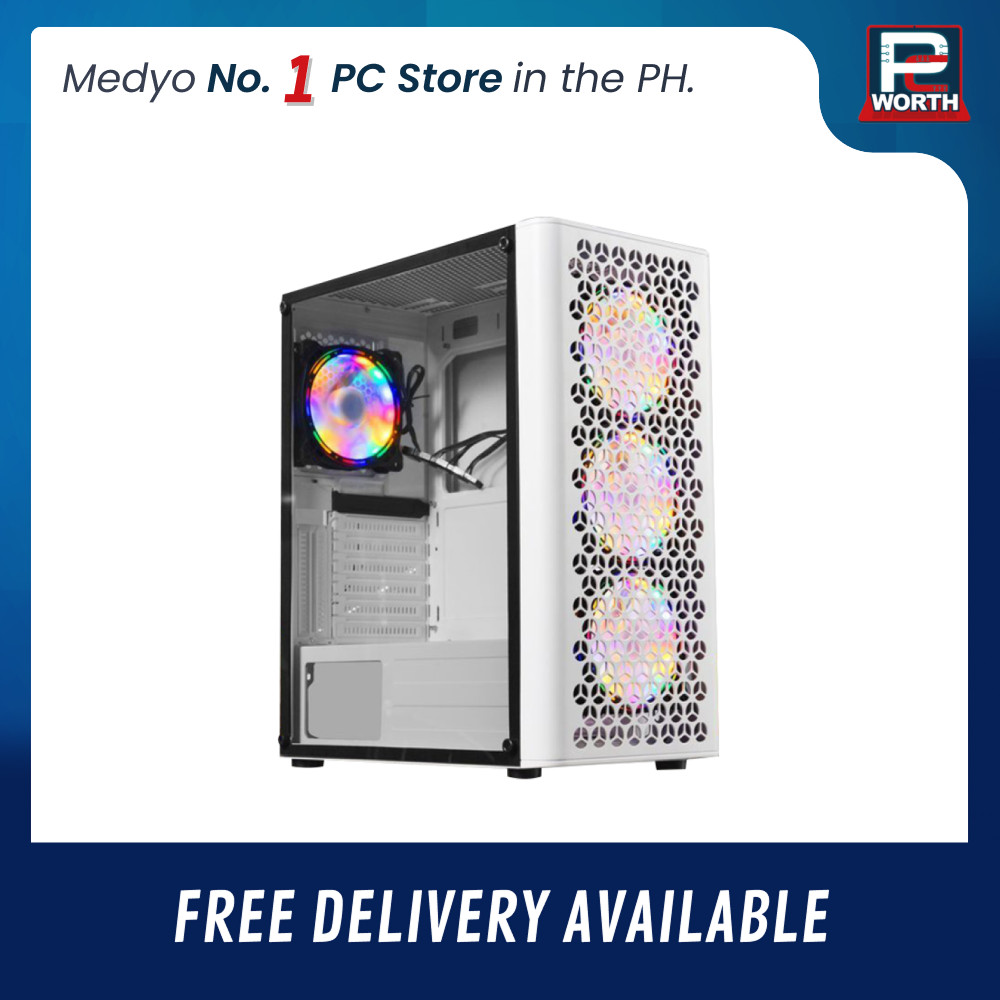 INPLAY HONEY COMB PRO WHITE ATX NO FANS | PC Worth