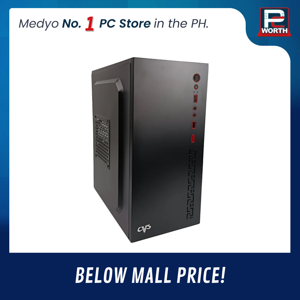 CVS 1722 COMPUTER CASE BLACK WITH 750W PSU MATX NO FANS | PC Worth