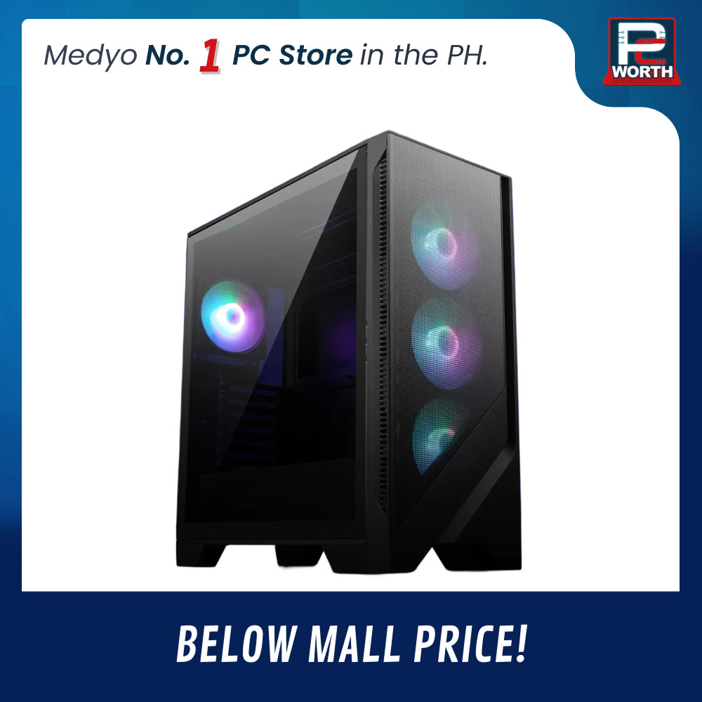 MSI MAG FORGE 320R AIRFLOW 4PCS ARGB FAN ATX CASE | PC Worth