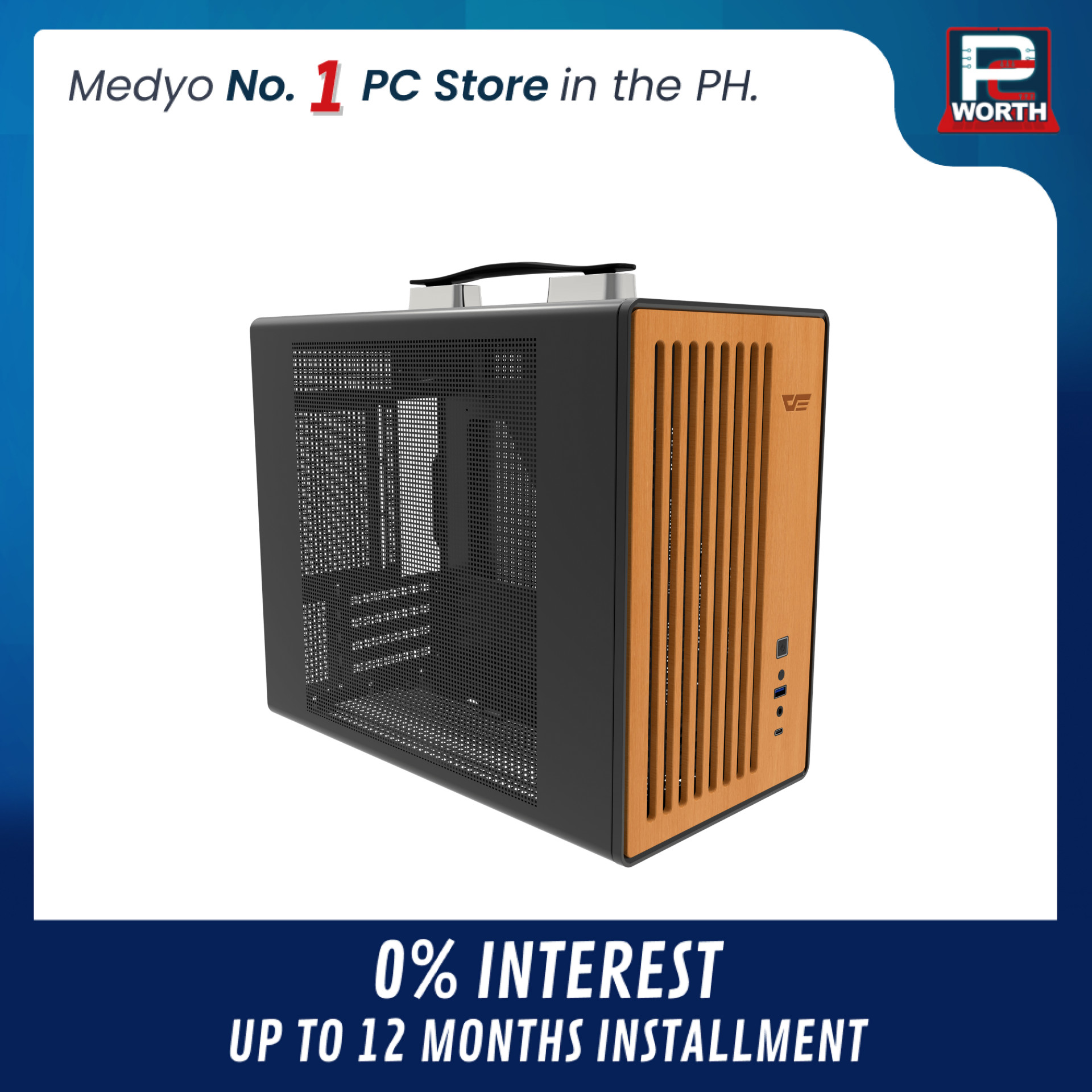 DARK FLASH WD200 BLACK MATX NO FANS | PC Worth