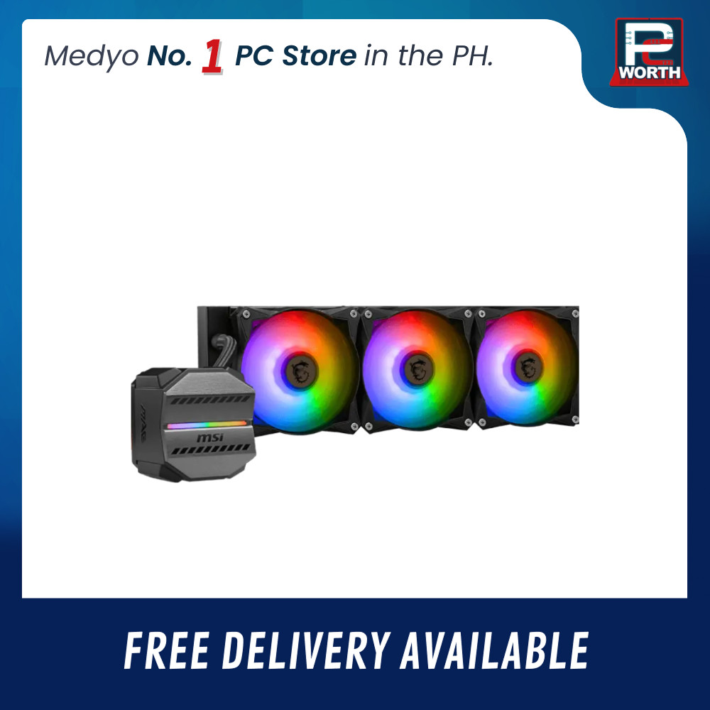 MSI MAG CORELIQUID M360 360MM ARGB AIO 3 FANS AIO COOLER | PC Worth