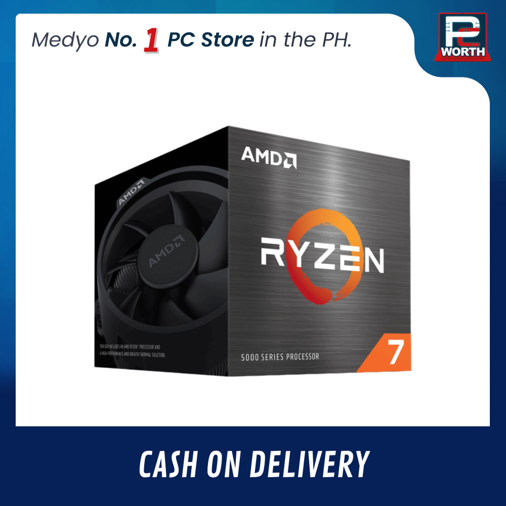 AMD RYZEN 7 5700 (AM4) WITH WRAITH SPIRE COOLER (BOXED) | PC Worth