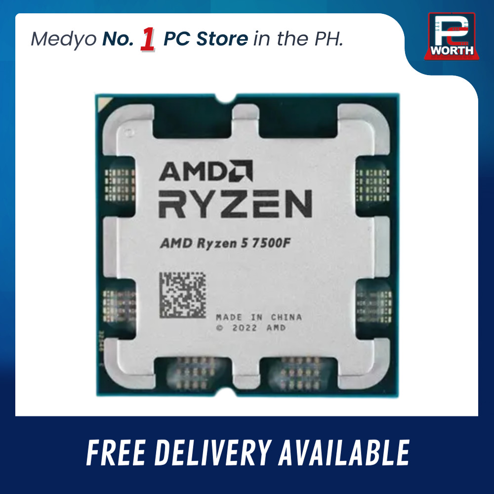 AMD RYZEN 5 7500F (AM5) WITHOUT COOLER (TRAY TYPE) | PC Worth