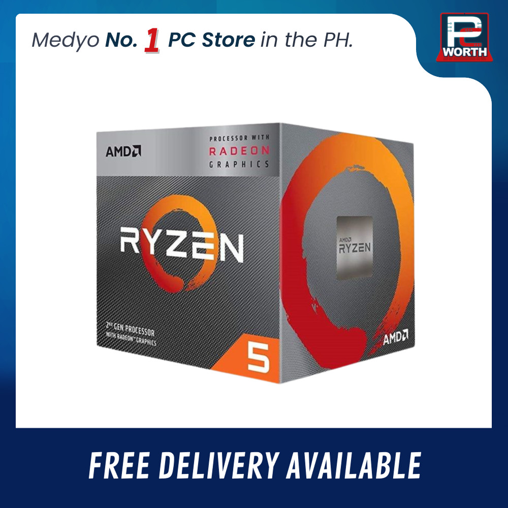 AMD RYZEN 5 3400G (AM4) WITH WRAITH STEALTH COOLER (BOXED) | PC Worth