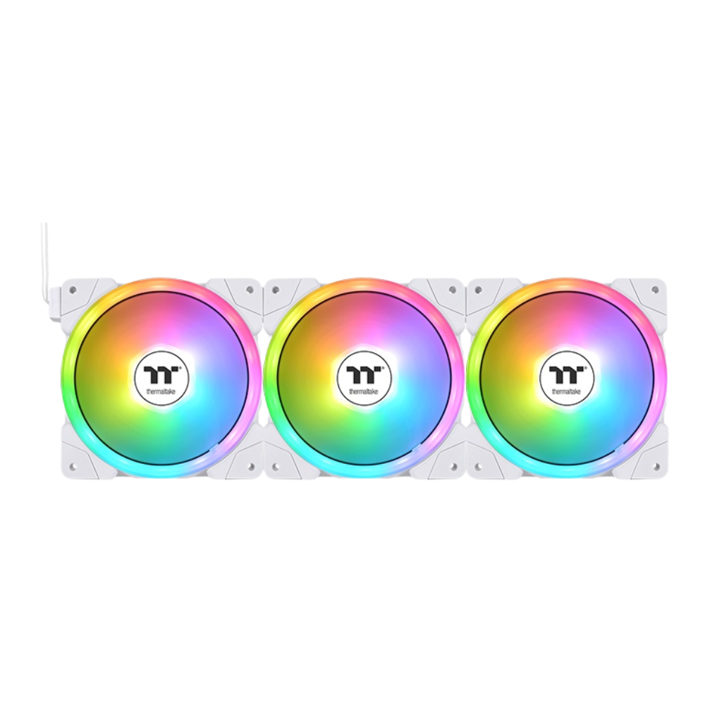 THERMALTAKE SWAFAN EX12 DAISY CHAIN 3 IN 1 ARGB WHITE CASE FAN | PC Worth