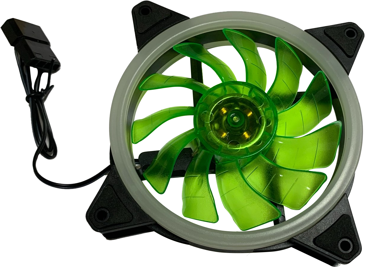 AD-LINK 120MM CASE FAN (GREEN LED) | PC Worth