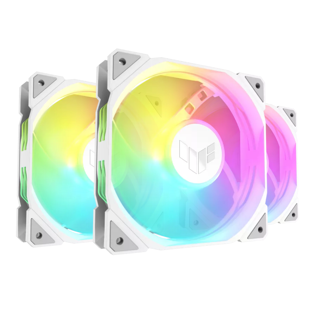 ASUS TUF TR120 ARGB 3 IN 1 REVERSE FAN WHITE | PC Worth