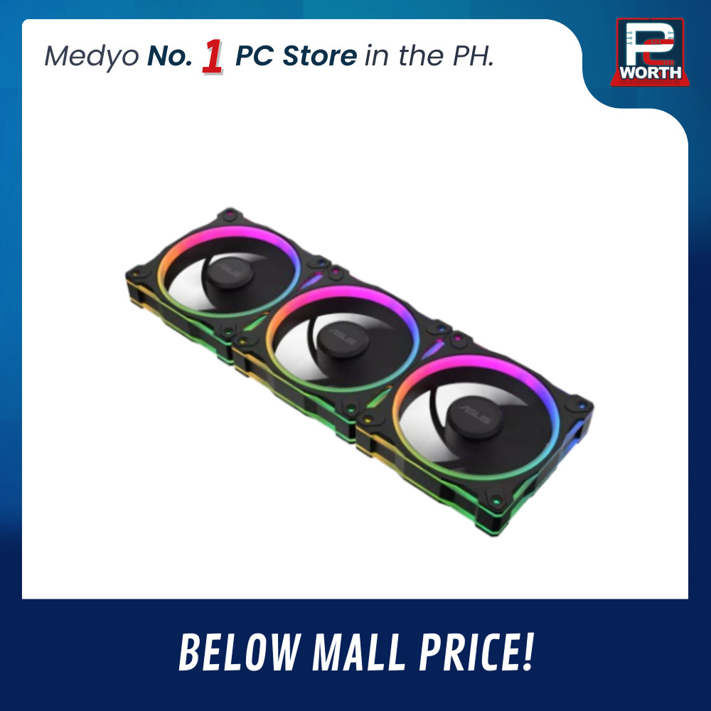 ASUS PRIME MR120 ARGB 3 IN 1 REVERSE FAN BLACK | PC Worth