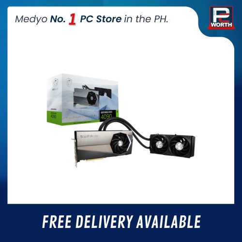 GEFORCE RTX 4090 MSI SUPRIM LIQUID X 24GB GDDR6X DUAL FAN RADIATOR | PC ...