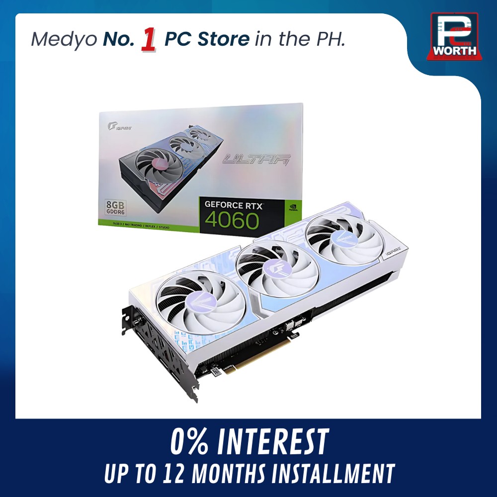 GEFORCE RTX 4060 COLORFUL IGAME ULTRA OC 8GB GDDR6 WHITE TRIPLE FAN ...