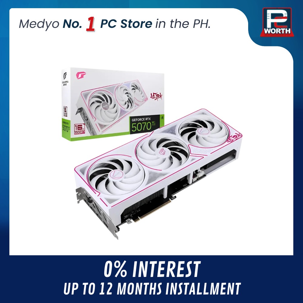 GEFORCE RTX 5070 TI COLORFUL IGAME ULTRA W OC 16GB GDDR7 WHITE TRIPLE ...