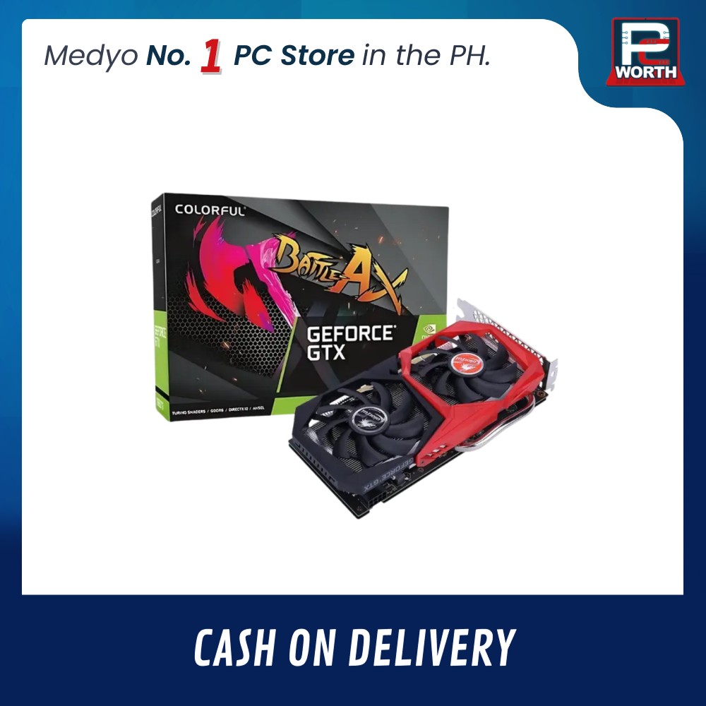 GEFORCE GTX 1650 COLORFUL EX 4GD6-V BLACK 4GB GDDR6 DUAL FAN | PC Worth