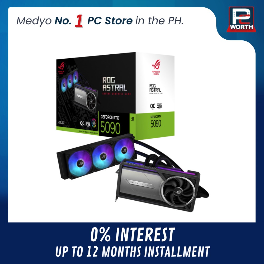 GEFORCE RTX 5090 ASUS ROG ASTRAL LC OC 32GB GDDR7 QUADRUPLE FANS | PC Worth