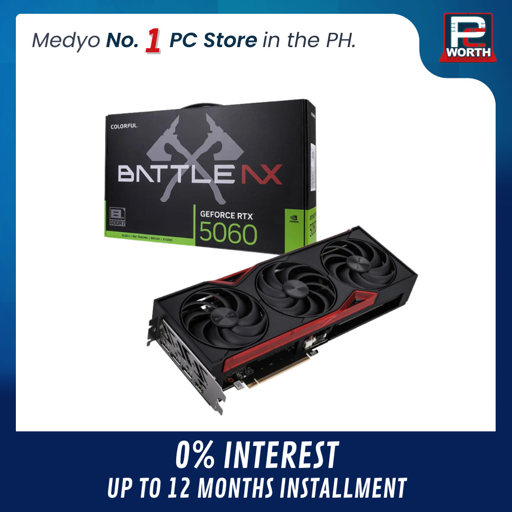 GEFORCE RTX 5060 COLORFUL NB EX 8GB GDDR7 BLACK TRIPLE FAN | PC Worth