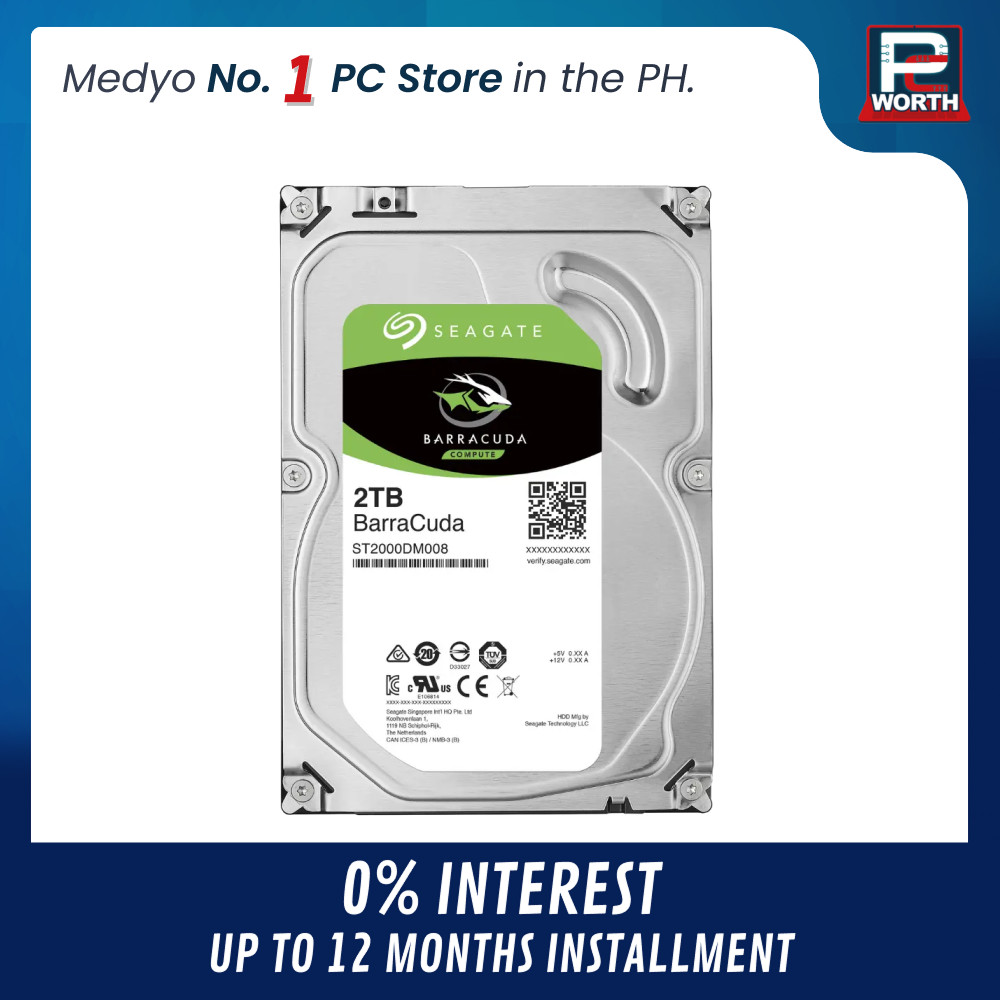 SEAGATE BARRACUDA SATA 3.5" 2TB 7200RPM | PC Worth