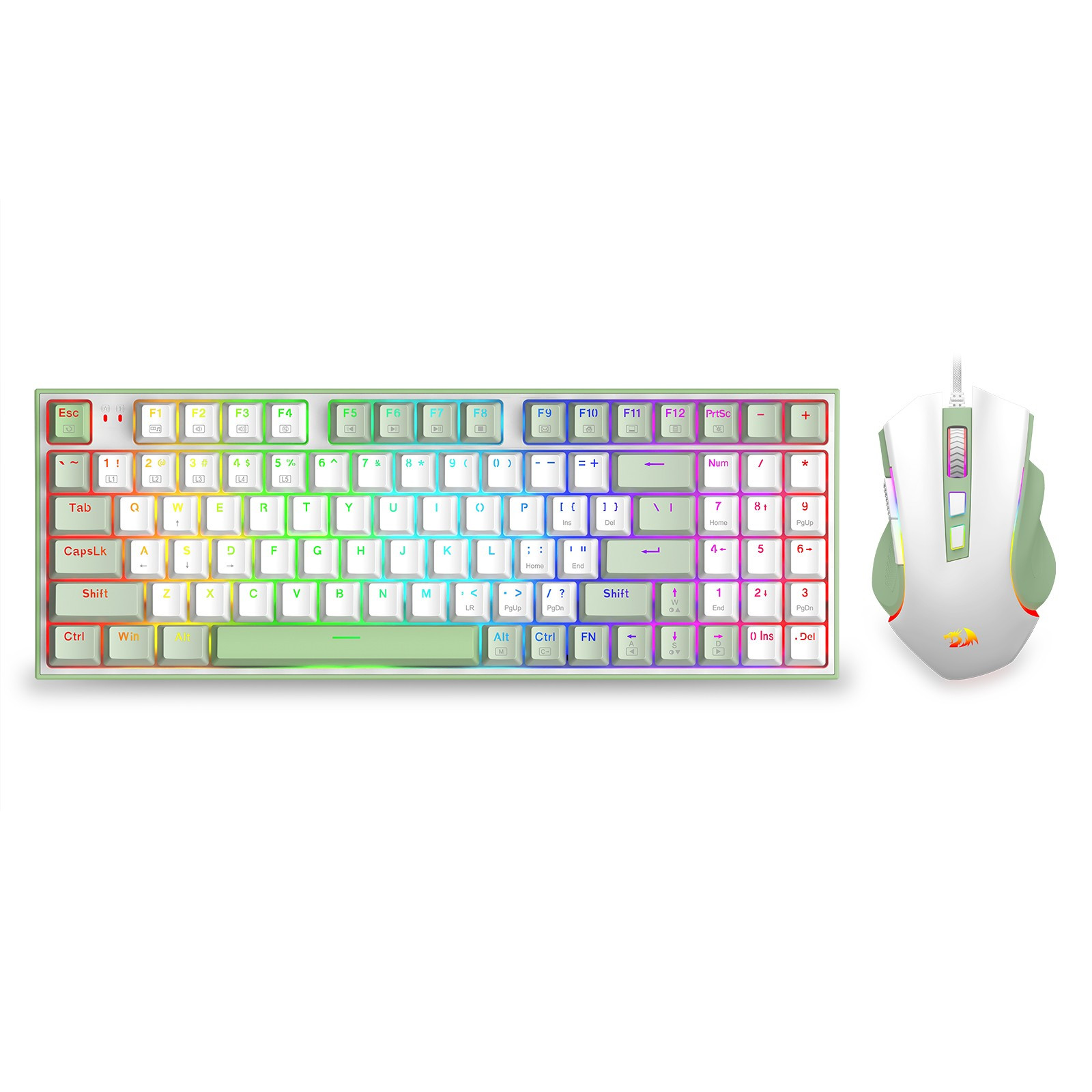 REDRAGON S134 ULTIMATE GAMING RIG MECHANICAL KEYBOARD + MOUSE | PC Worth