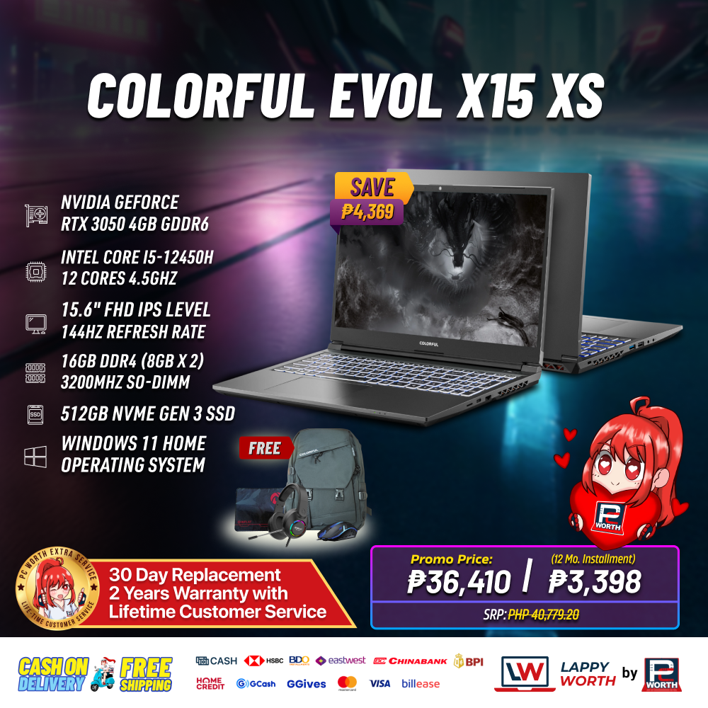 COLORFUL EVOL X15 XS | Lappy Worth