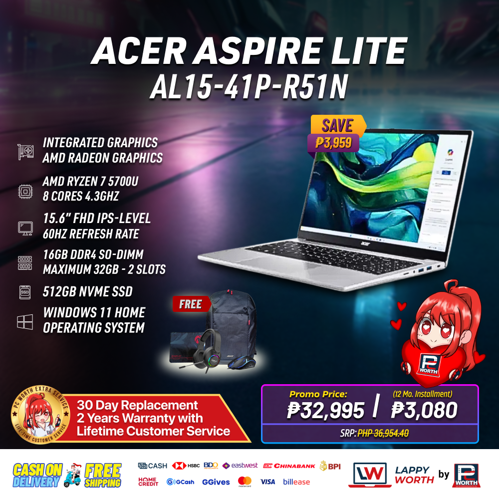 ACER ASPIRE LITE AL15-41P-R51N | PC Worth
