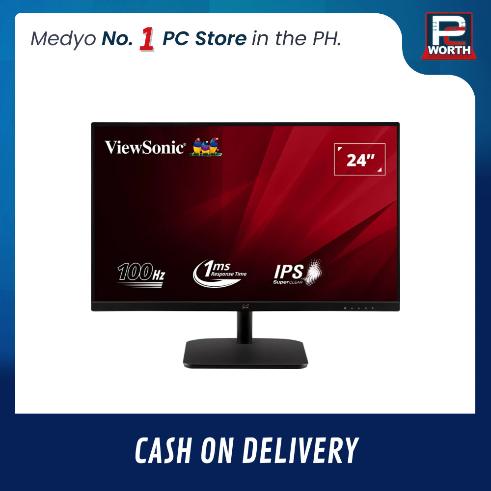 VIEWSONIC VA2432-H 24" 100Hz IPS FHD BLACK | PC Worth
