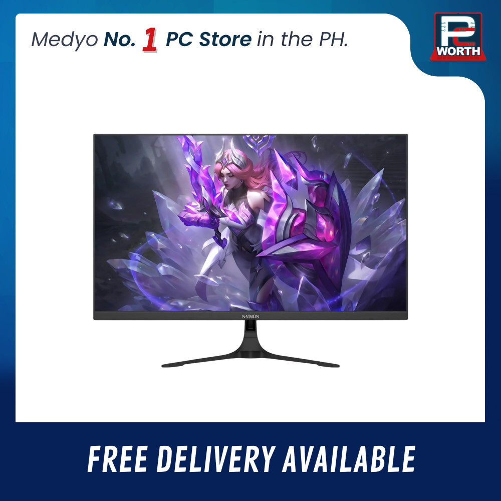 NVISION EG24S1 PRO BLACK 23.5" 180HZ FHD IPS GAMING MONITOR | PC Worth