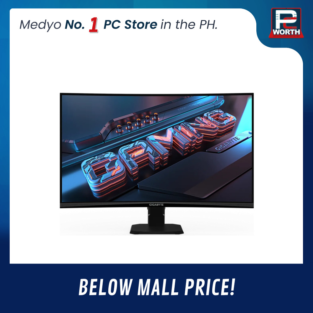 GIGABYTE GS27QCA CURVED 1500R 27" 180HZ QHD VA GAMING MONITOR | PC Worth