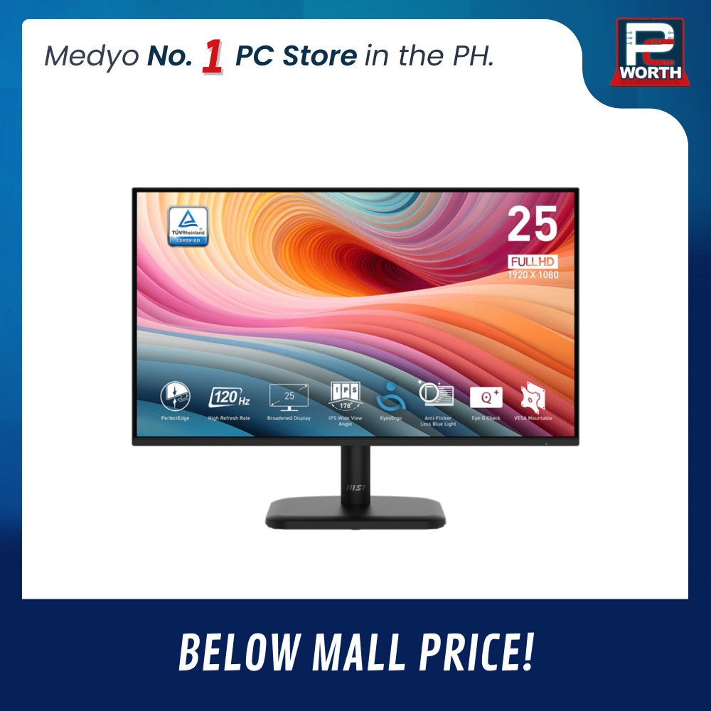 MSI PRO MP251L E2 120HZ IPS FHD MONITOR | PC Worth