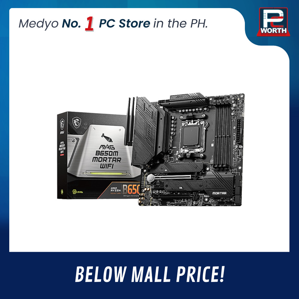 MSI B650M MORTAR WIFI DDR5 MATX AM5 | PC Worth