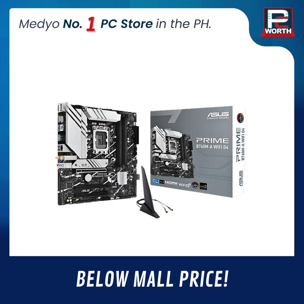 ASUS PRIME B760M-A WIFI DDR4 MATX LGA1700 | PC Worth