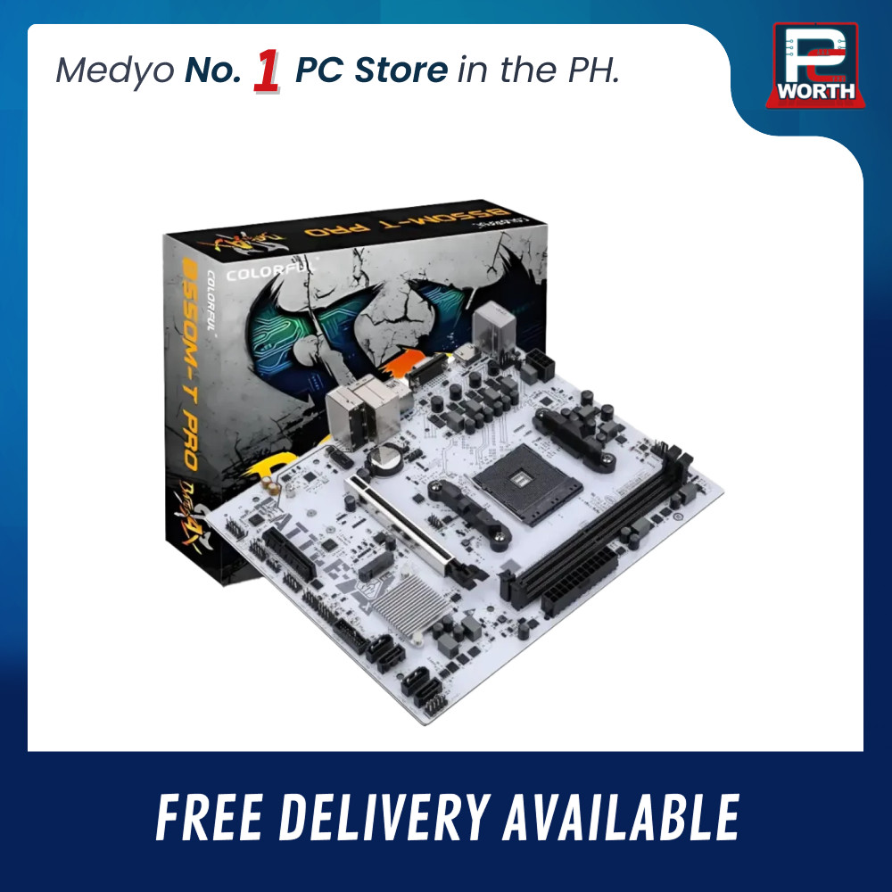 COLORFUL BATTLE-AX B550M-T PRO V14 WHITE DDR4 MATX AM4 | PC Worth
