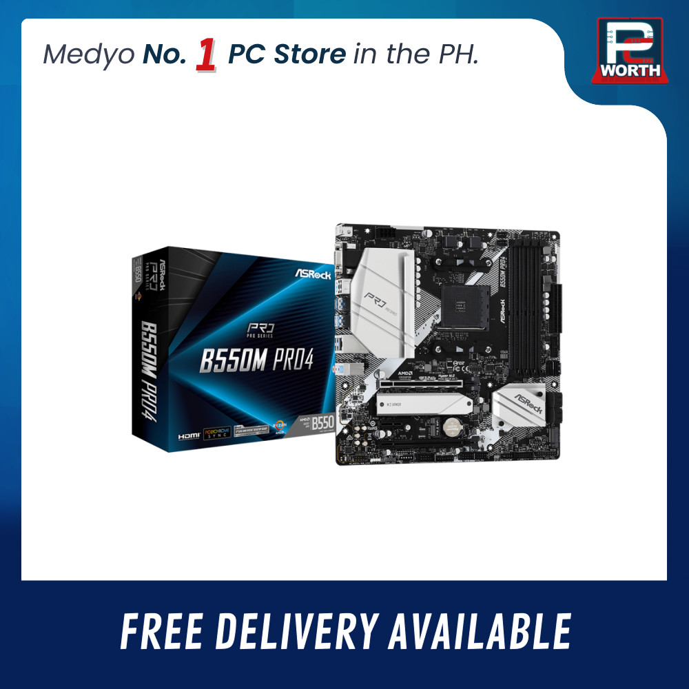 ASROCK B550M PRO4 DDR4 MATX AM4 | PC Worth