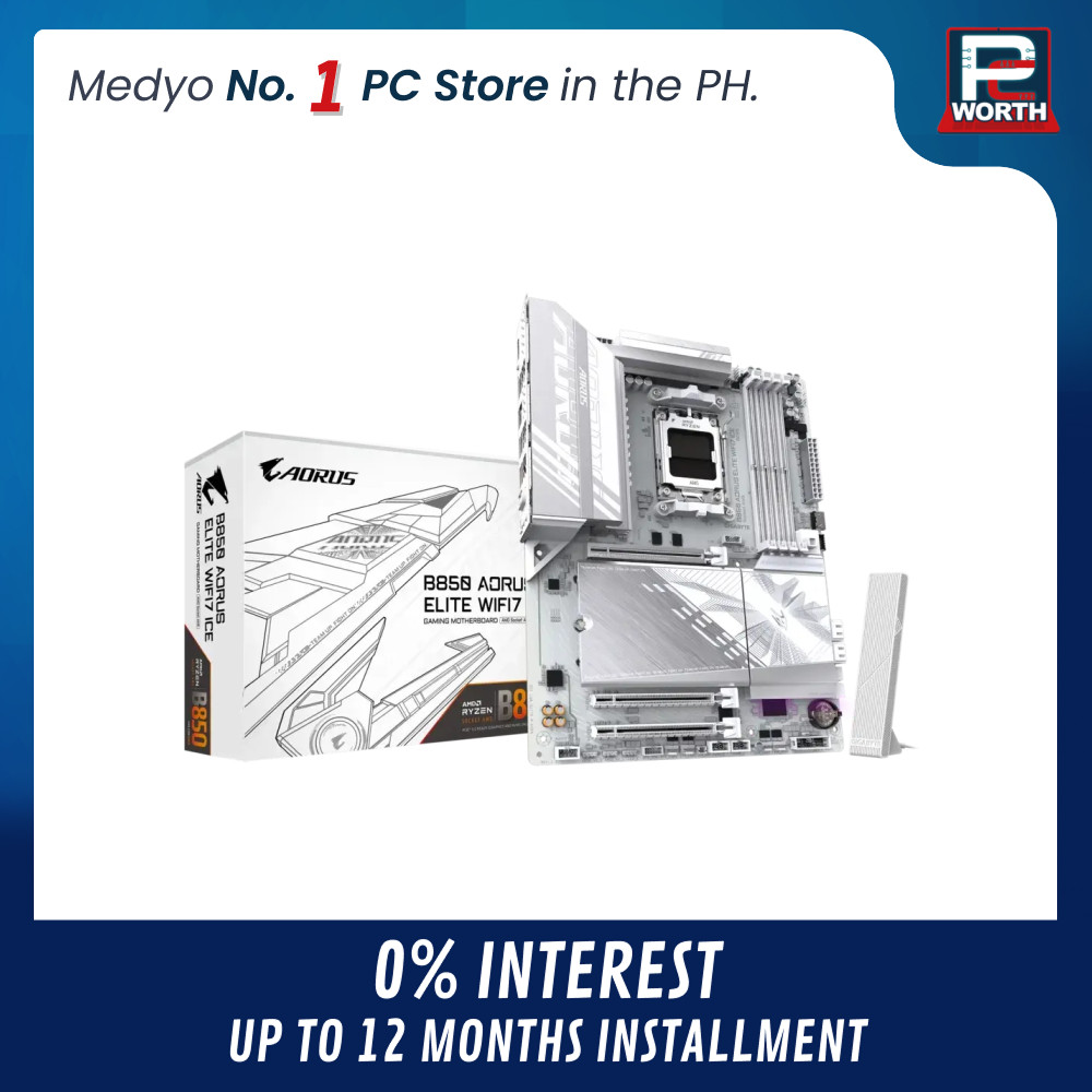 GIGABYTE B850 AORUS ELITE WIFI7 ICE WHITE DDR5 ATX AM5 | PC Worth