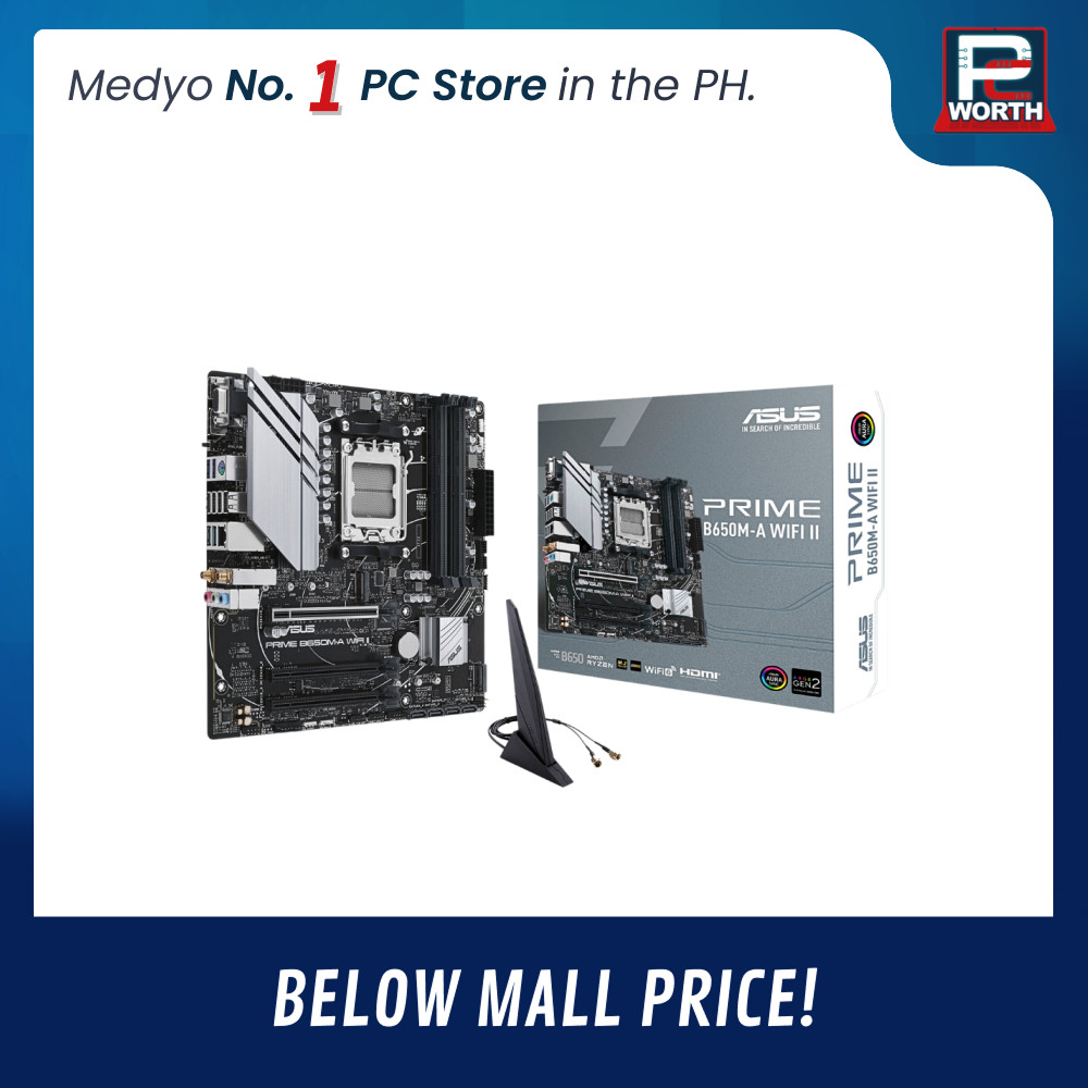 ASUS PRIME B650M-A WIFI II DDR5 MATX AM5 | PC Worth