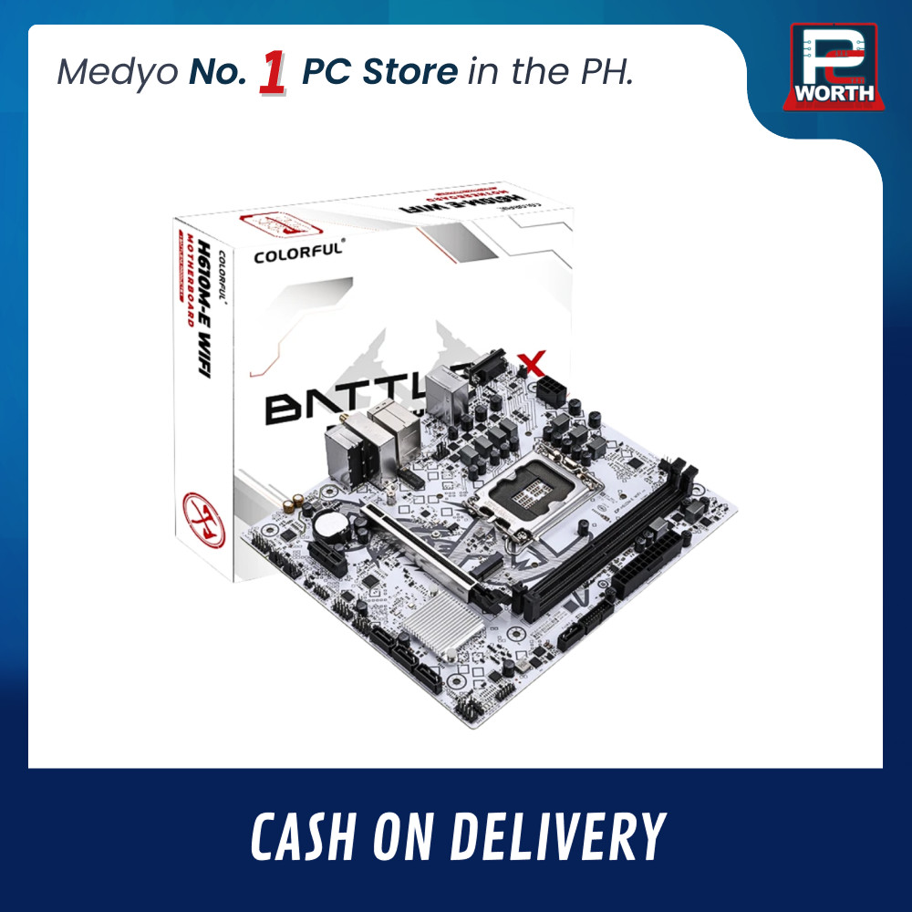 COLORFUL BATTLE-AX H610M-E WIFI V20 H610 DDR4 M-ATX LGA1700 | PC Worth