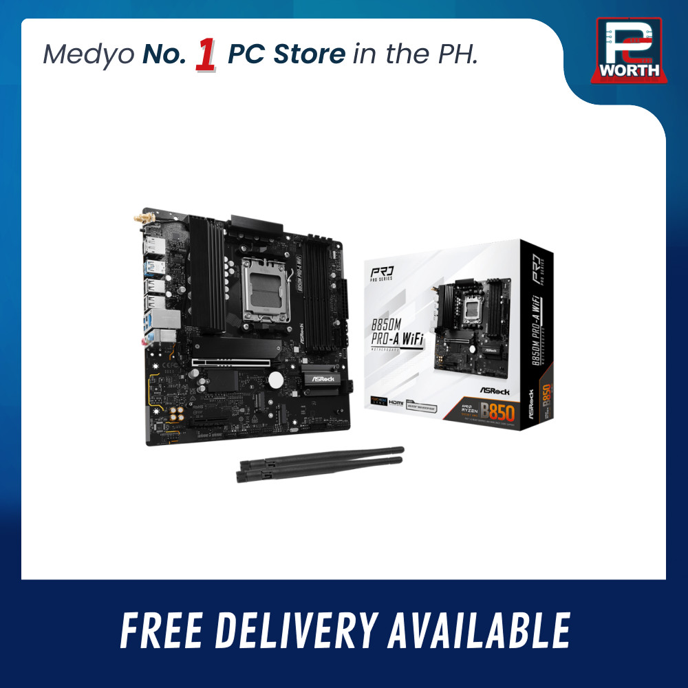 ASROCK B850M PRO-A WIFI DDR5 MATX AM5 | PC Worth