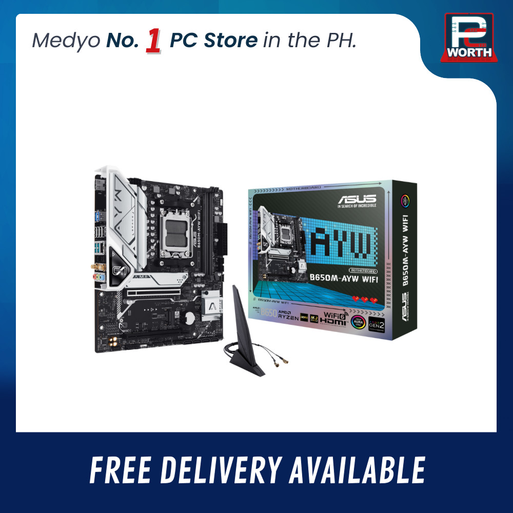 ASUS B650M-AYW WIFI DDR5 MATX AM5 | PC Worth