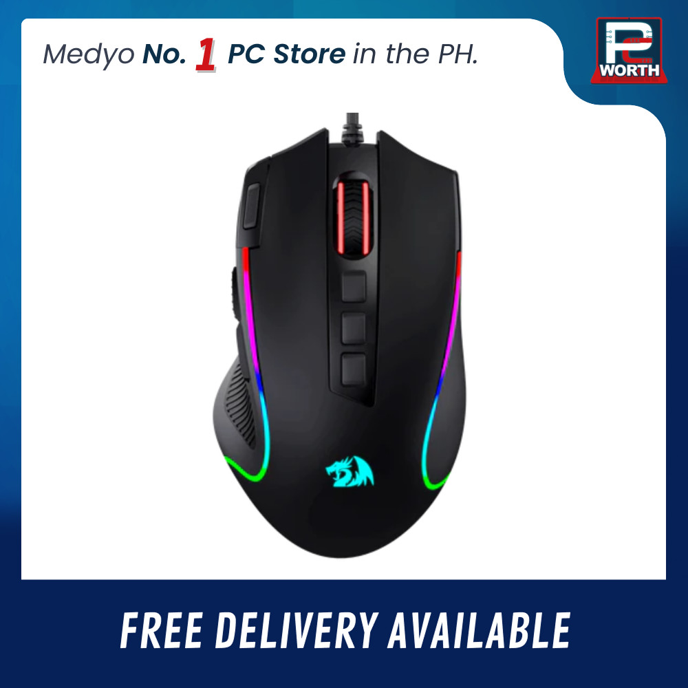 REDRAGON M612-RGB PREDATOR GAMING MOUSE BLACK | PC Worth