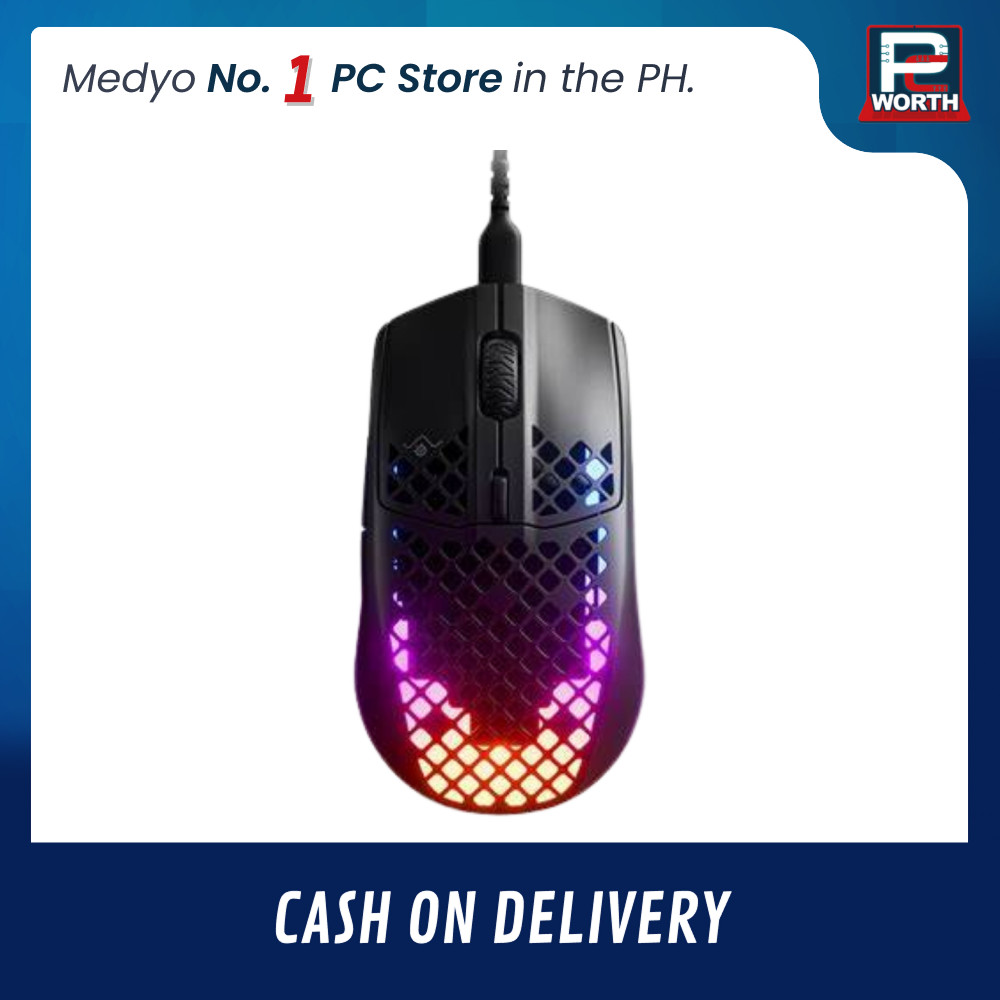 STEELSERIES AEROX 3 WIRED BLACK GAMING MOUSE | PC Worth