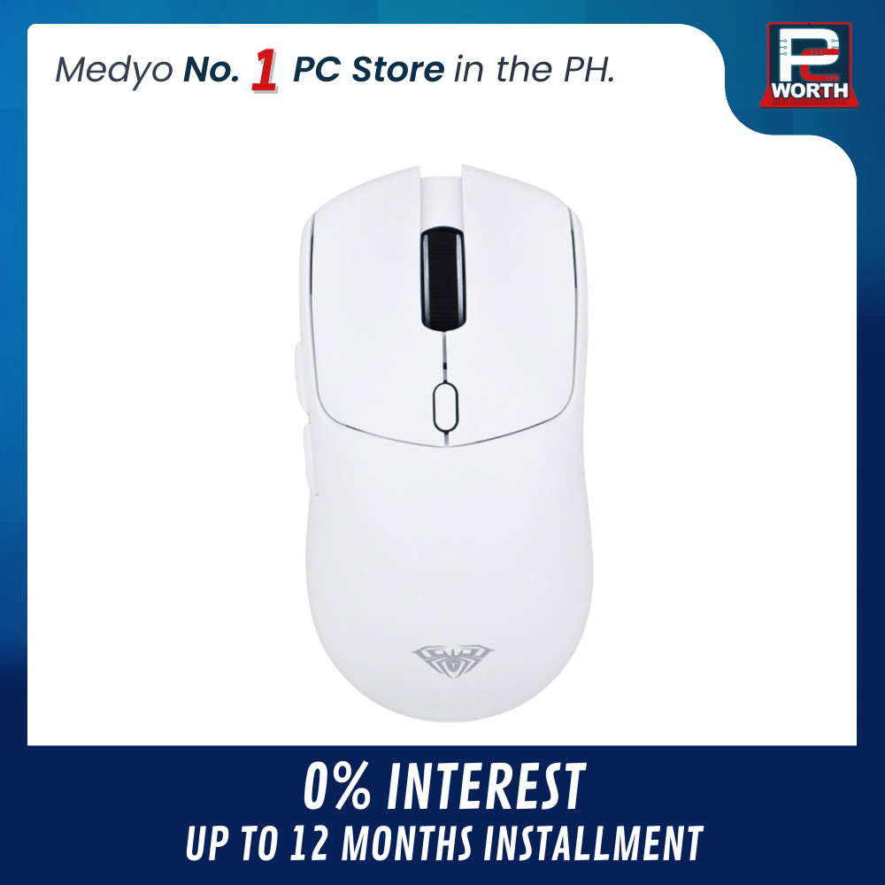 AULA SC580X WIRELESS GAMING MOUSE (WHITE) | PC Worth