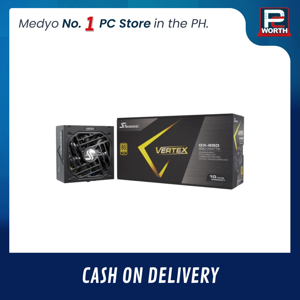 SEASONIC VERTEX GX-850 850W 80+ GOLD ATX WITH PCIE 5.0 FULLY MODULAR | PC Worth