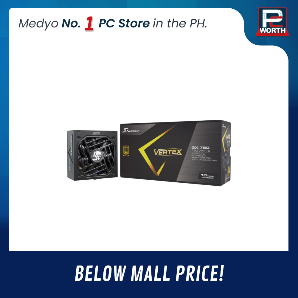 SEASONIC VERTEX GX-750 750W 80+ GOLD ATX WITH PCIE 5.0 FULLY MODULAR ...