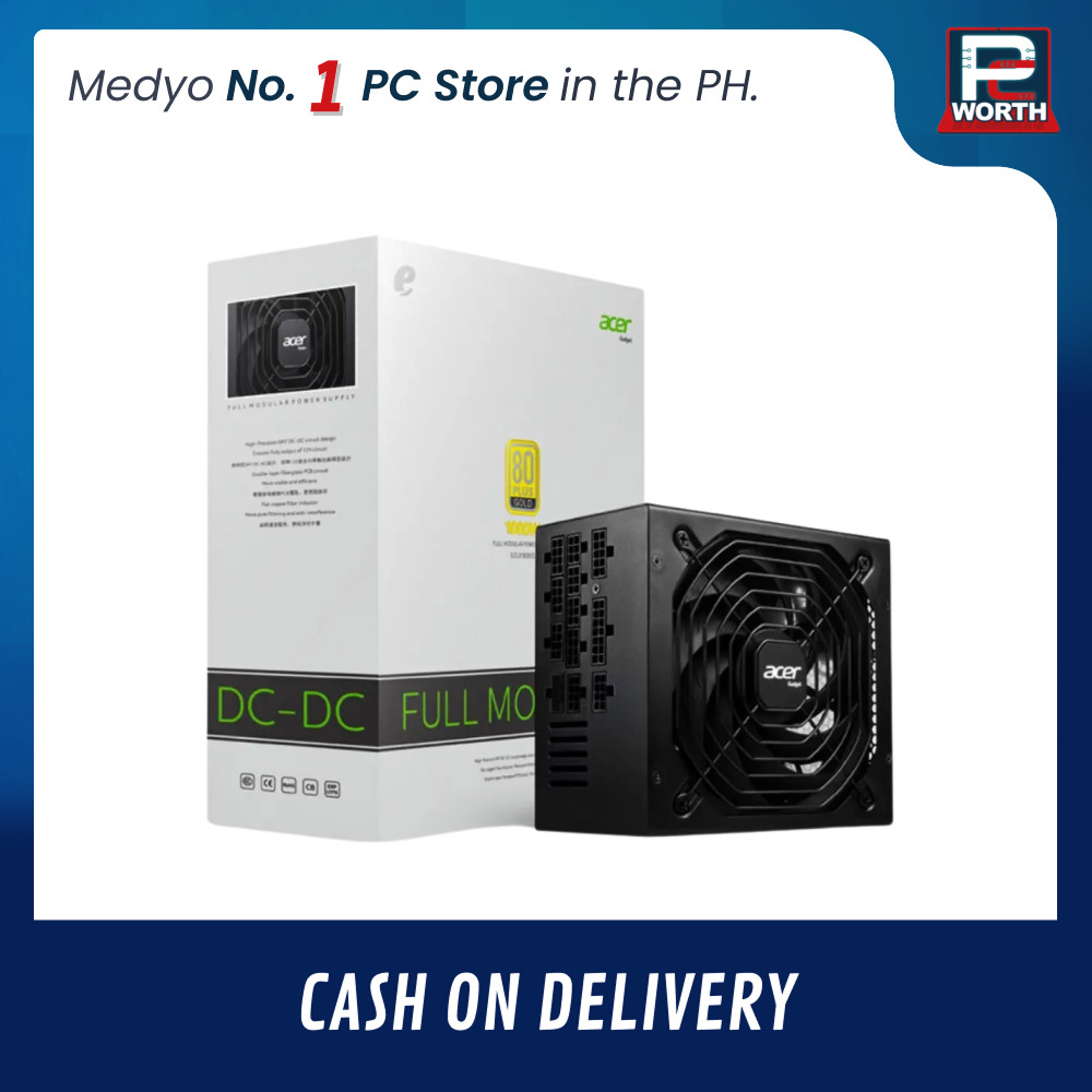 ACER AC-1000 1000W 80+ GOLD ATX FULLY MODULAR | PC Worth