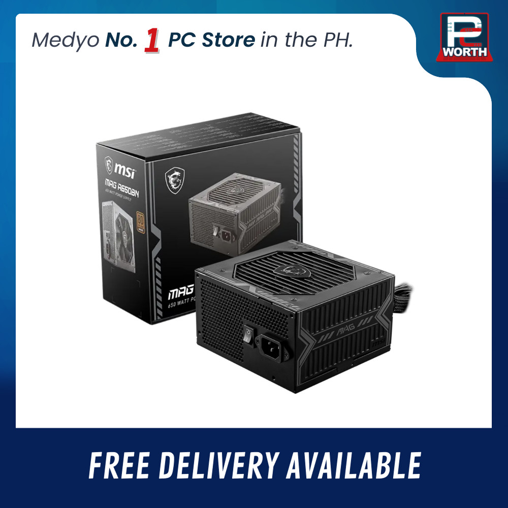 MSI MAG A650BN 650W WATTS 80+ BRONZE NON MODULAR | PC Worth
