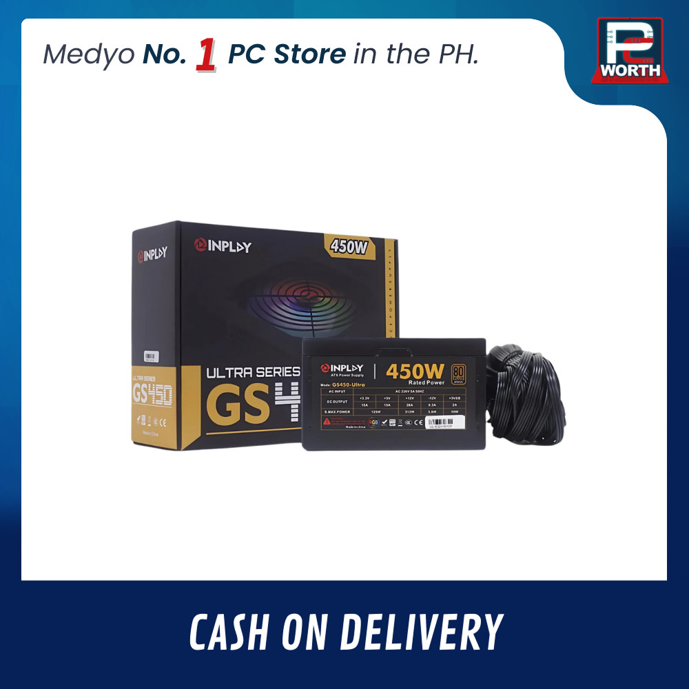 INPLAY GS450-K 450W 80+ BRONZE ATX NON MODULAR | PC Worth