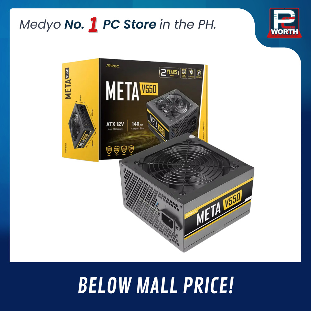 ANTEC META V550 550W TRUE RATED NON-MODULAR POWER SUPPLY | PC Worth