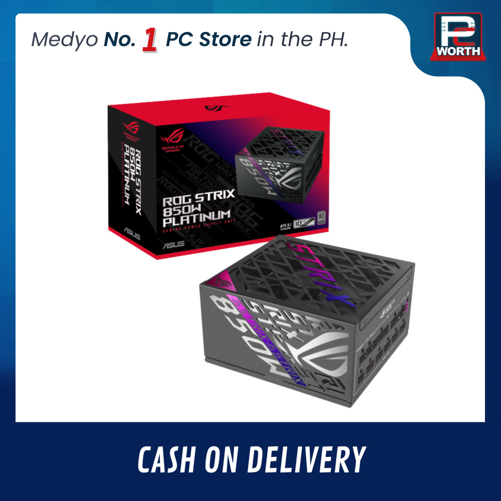 ASUS ROG STRIX 850W 80+ PLATINUM PCIE 5.0 FULLY MODULAR | PC Worth