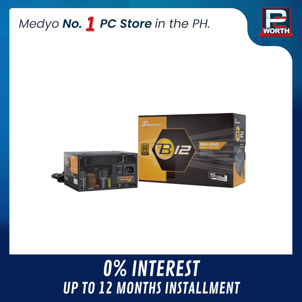 SEASONIC B12 BM-650 650W 80+ BRONZE ATX SEMI MODULAR | PC Worth
