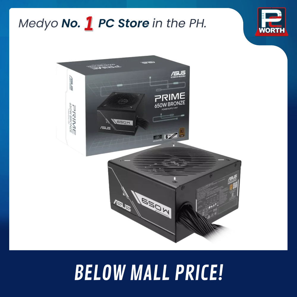 ASUS PRIME 650W 80+ BRONZE ATX BLACK NON-MODULAR | PC Worth