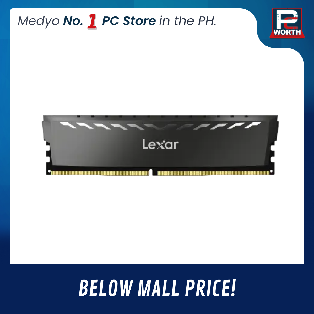 LEXAR THOR NON-RGB DARK GREY 16GBX1=16GB 3200MHZ DDR4 | PC Worth
