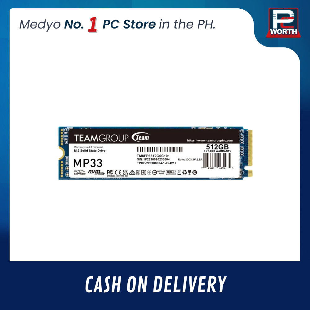 TEAMGROUP MP33 NVME 512GB GEN 3 | PC Worth