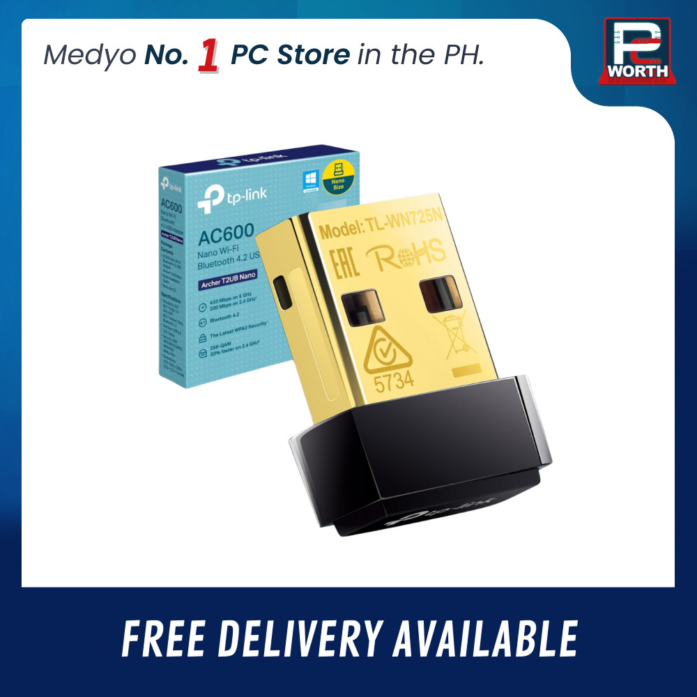 TP-LINK ARCHER T2UB NANO AC600 WI-FI BLUETOOTH 4.2 WIRELESS USB ADAPTER ...